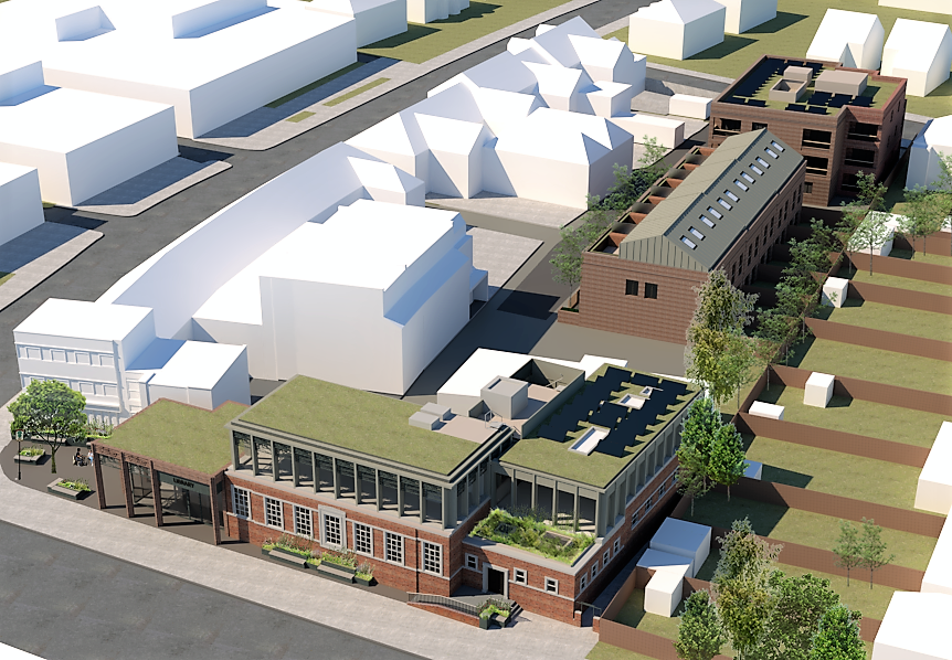 Brimelow McSweeney Architects | West Wickham Library and Housing ...